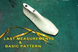 Shoe Last Measurements and Basic pattern