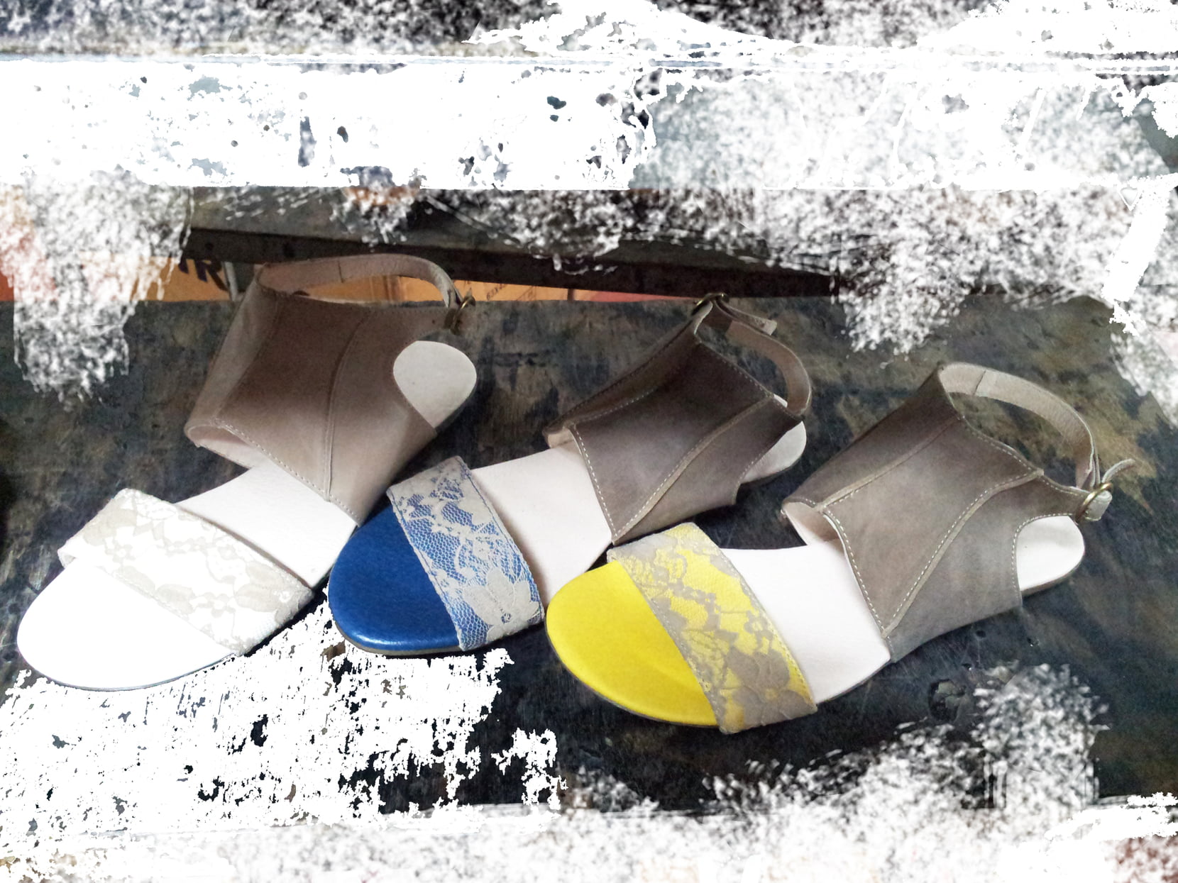 Types of sandal straps in shoemaking