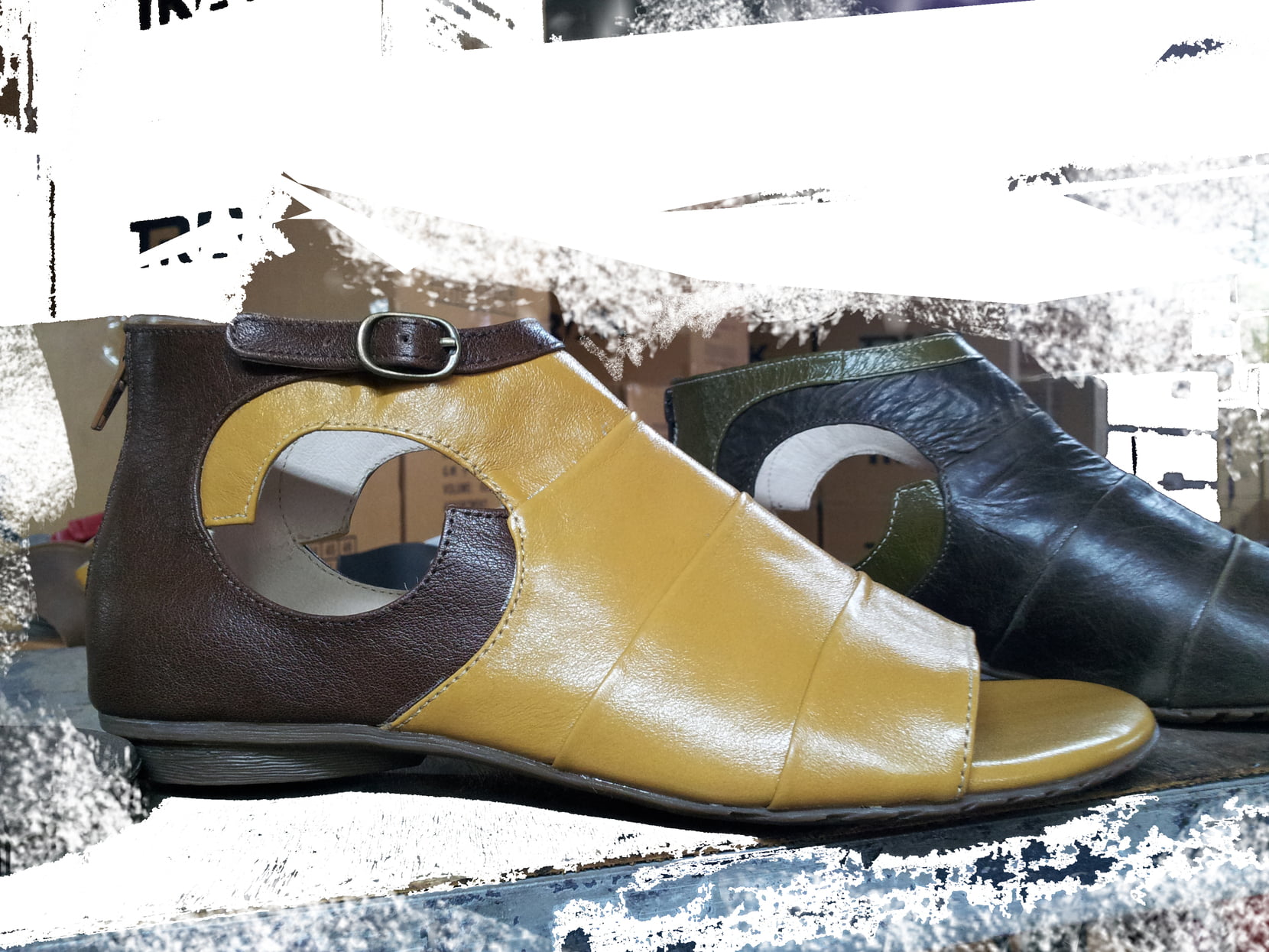 Types of sandal straps in shoemaking